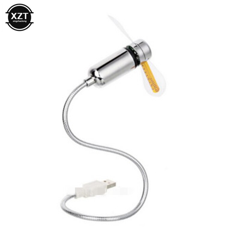 Mini USB Fan Cool LED Clock Real Time Display Ligh... – Vicedeal