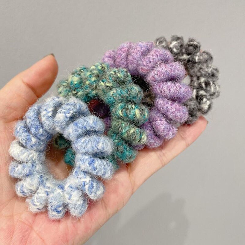 Autumn Lazy Wind Wool Phone Strap Hair Tie Basic W... – Grandado