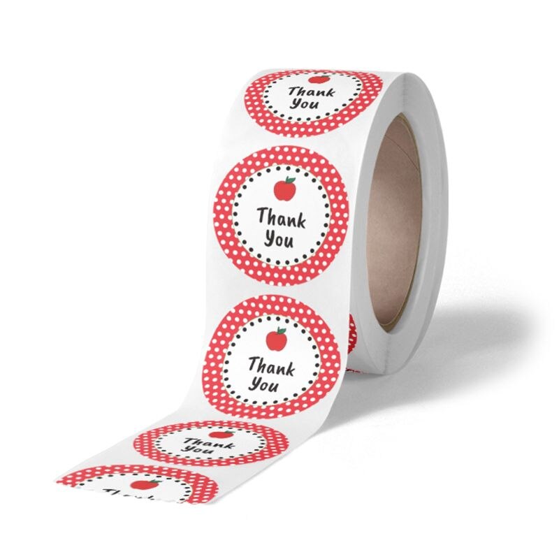 500pcs Thank You Stickers Dot Round Seal Label for... – Grandado