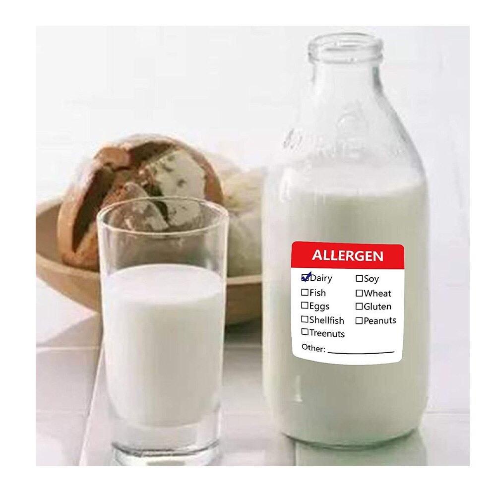 Warning Fluorescent Red Food Rotation Stickers Rem... – Grandado