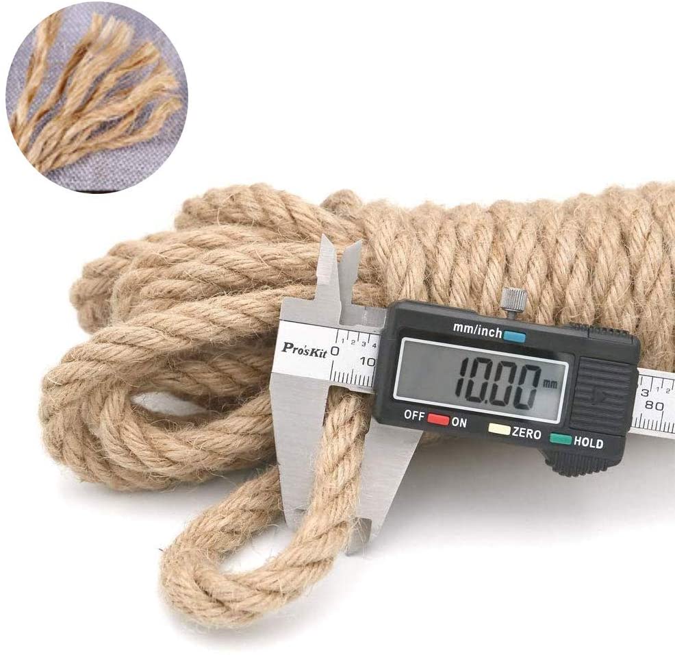 10MM Thick Hemp Cord Ropes Strong Natural Twine st... – Grandado