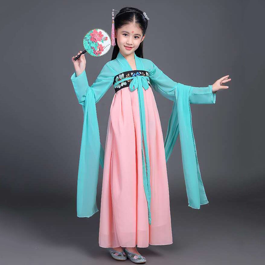 Kid Girl Chinese Costume Child Seven Fairy Hanfu C... – Grandado
