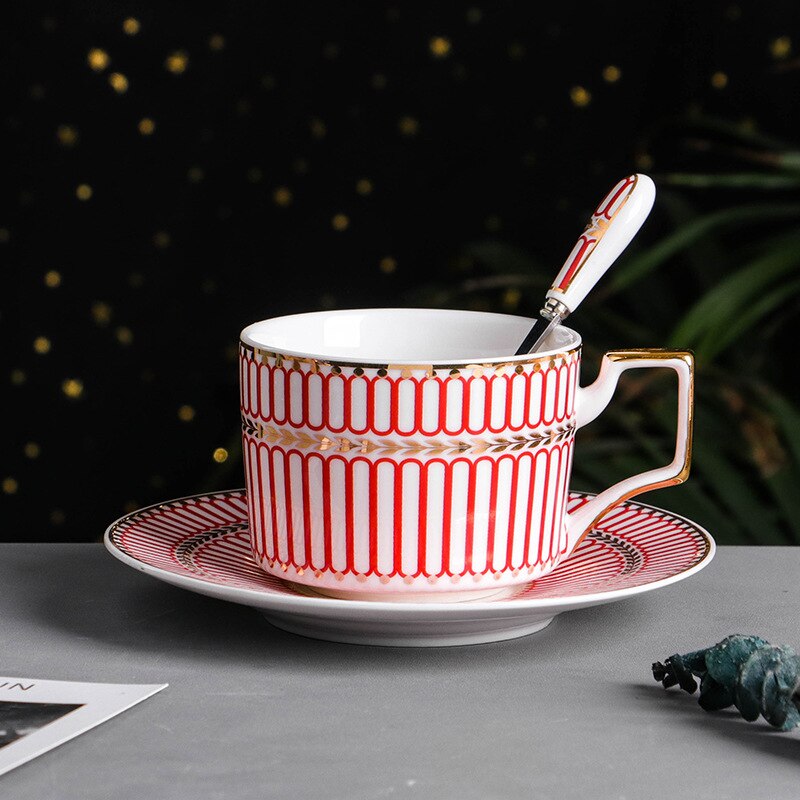 Europæisk stil lille luksus kaffe keramisk kaffeko... – Grandado