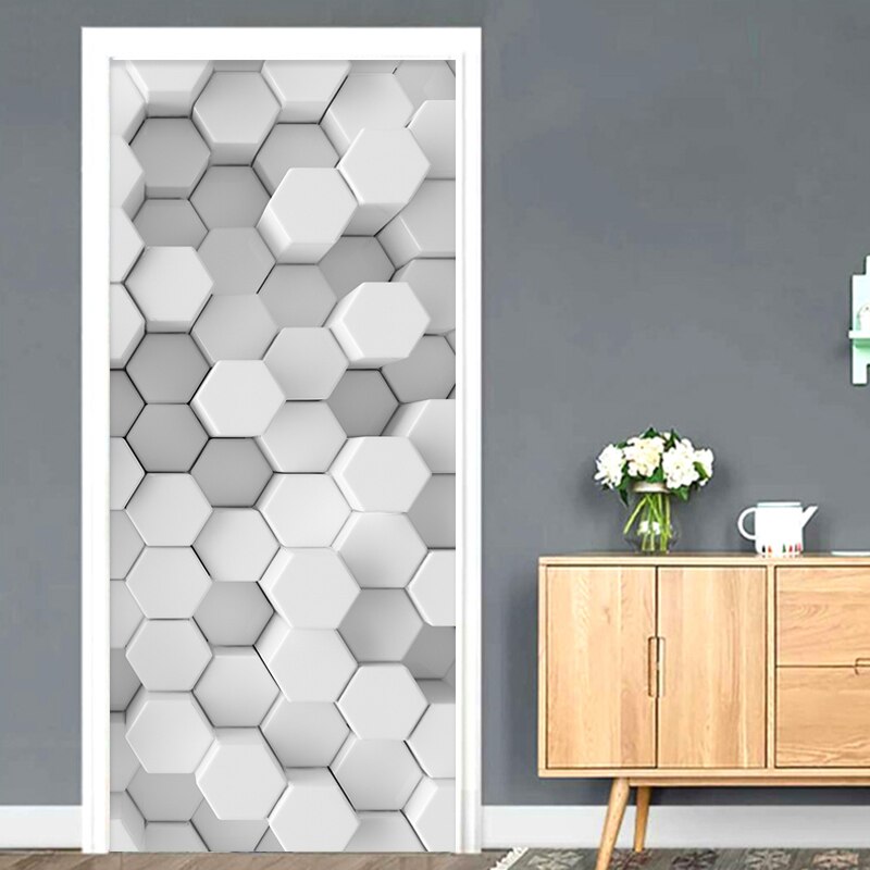 PVC Self-Adhesive Waterproof Wall Door Sticker 3D ... – Vicedeal