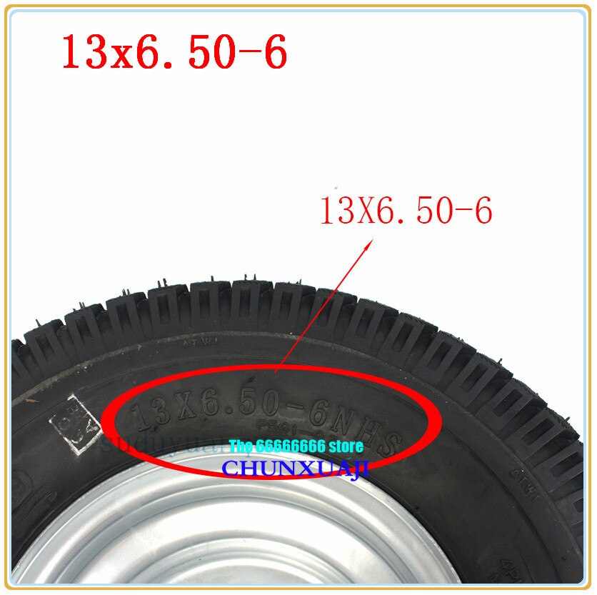 13 inch vacuum tire wheels 13x6.50-6 tyre for 4whe... – Grandado