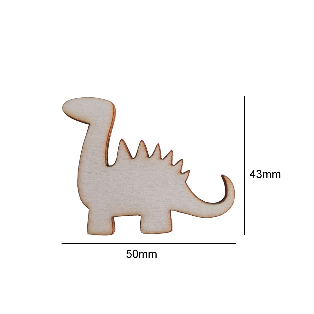 20pcs Cute Dinosaur Shape wood Craft Blank Wooden ... – Grandado