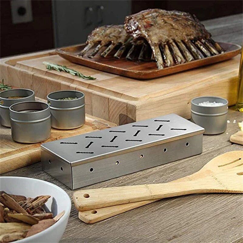 Wasbaar En Opvouwbare Rvs Rook Doos Bbq Rook Doos ... – Vicedeal