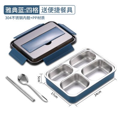 304 stainless steel lunch box, student office work... – Grandado