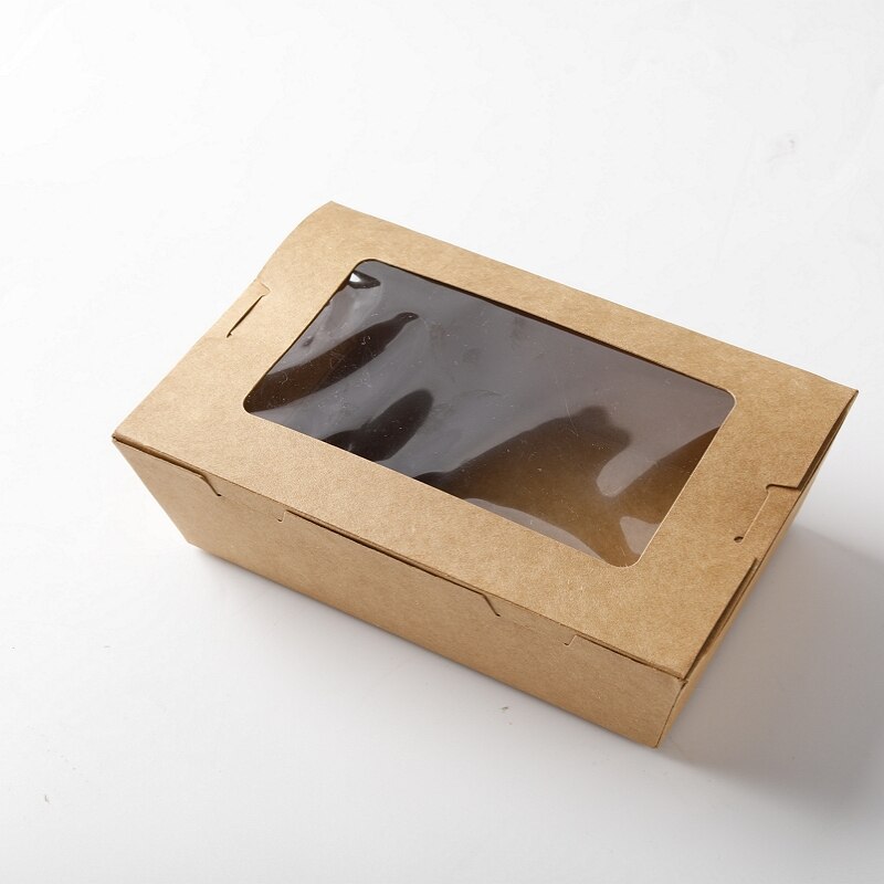 Boîte à repas jetable kraft, 20 pièces, haut de ga... – Grandado