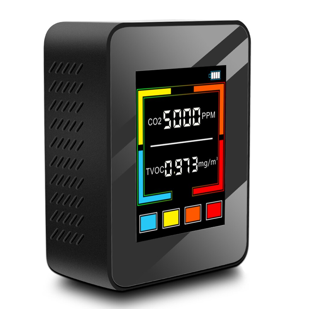 Portable Carbon Dioxide TVOC Detector Air Monitor ... – Vicedeal