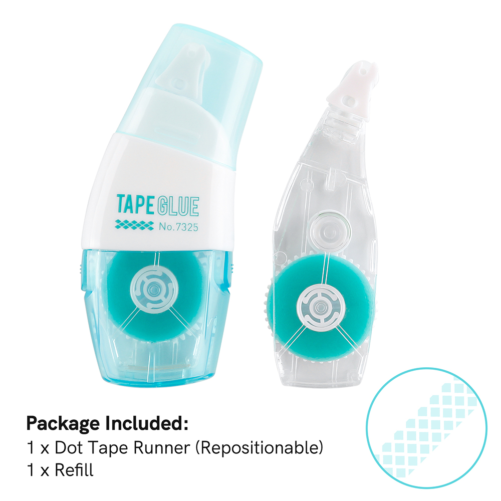 Stippen Herpositioneerbare Tape Runner/Sterke Dubb... – Grandado