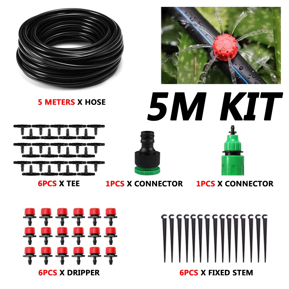 40M-5M Diy Druppelsysteem Automatisch Sproeisystee... – Grandado