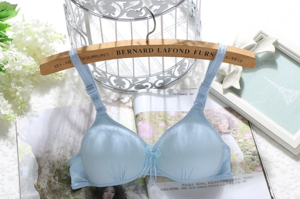 Compare student development period underwear small cup bra girl solid ...