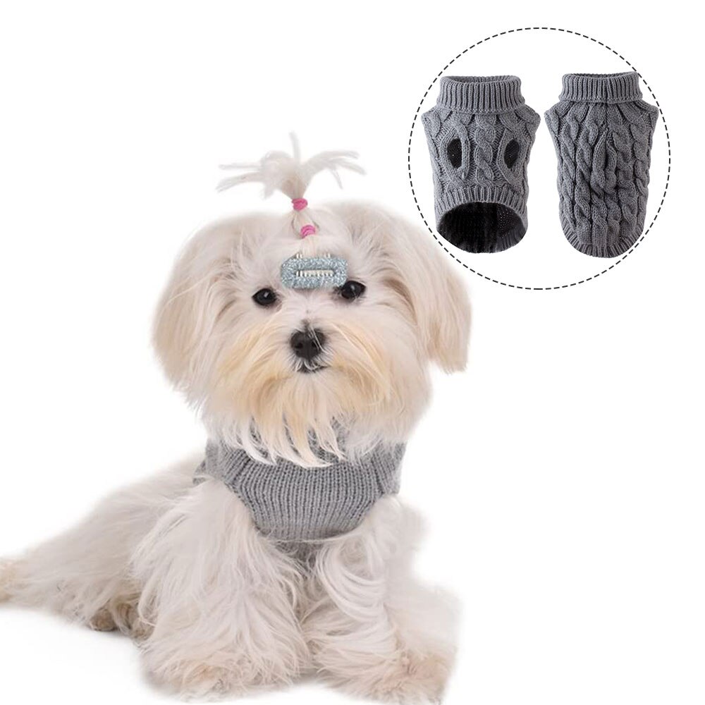 Pet young Dog Sweater Vest Warm Coat, Pet Soft Kni... – Grandado