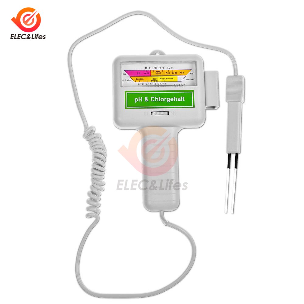 2 in 1 LCD Digital PH Meter & CL2 Chlorine Wat... – Vicedeal