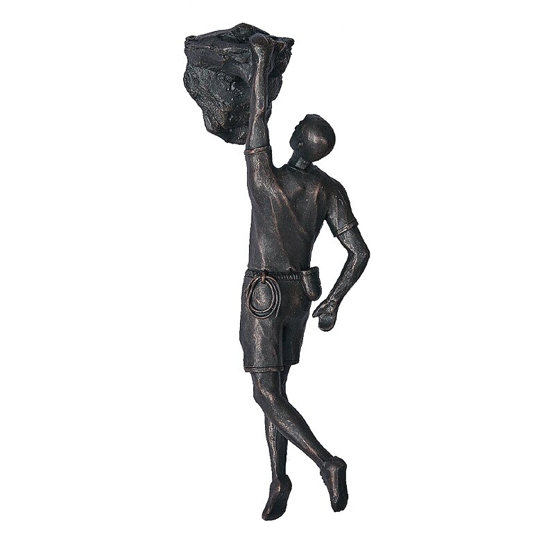Rock Climbing Character Sculpture Wall Hanging Bac... – Grandado