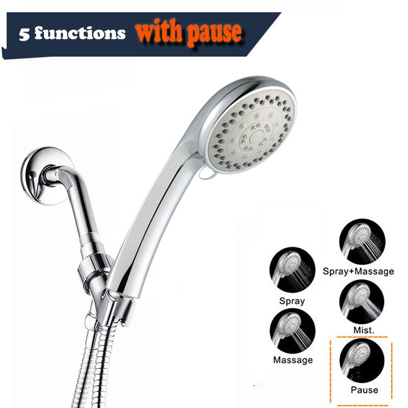 Shower Head 5-Settings Hand Held Shower Head 60 In... – Vicedeal
