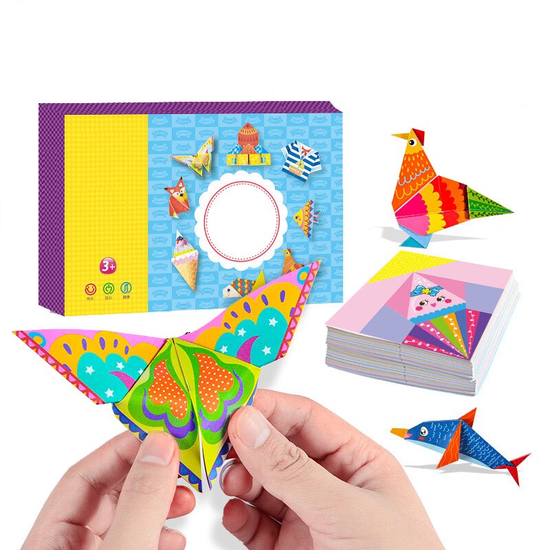 Children Interest origami book DIY paper puzzles c... – Grandado