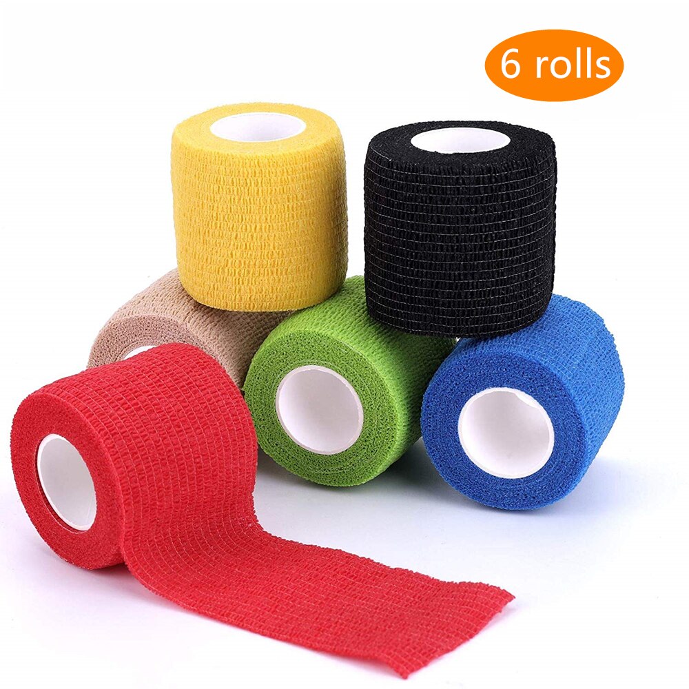 6pcs 5cmx4 5m Sports Elastoplast Self Adhesive Coh Vicedeal