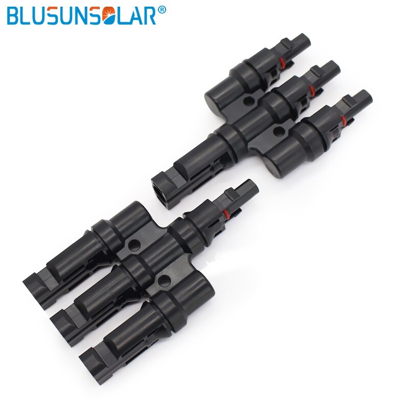 1 pair 3 to 1 T Branch Connectors Solar Pair SOLAR... – Grandado