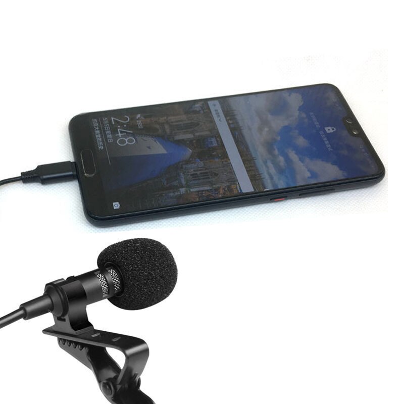 USB-C Mini Portable Lavalier Microphone USB Type-C... – Grandado