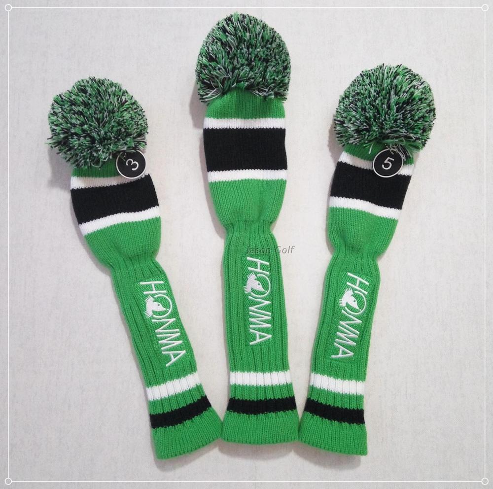 Golf Headcover PomPom Knitted Club Cover for HM Dr... – Grandado