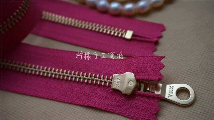 YKK5 # Metalen Goud Koper Gesloten Rits 15-50Cm Ro... – Vicedeal