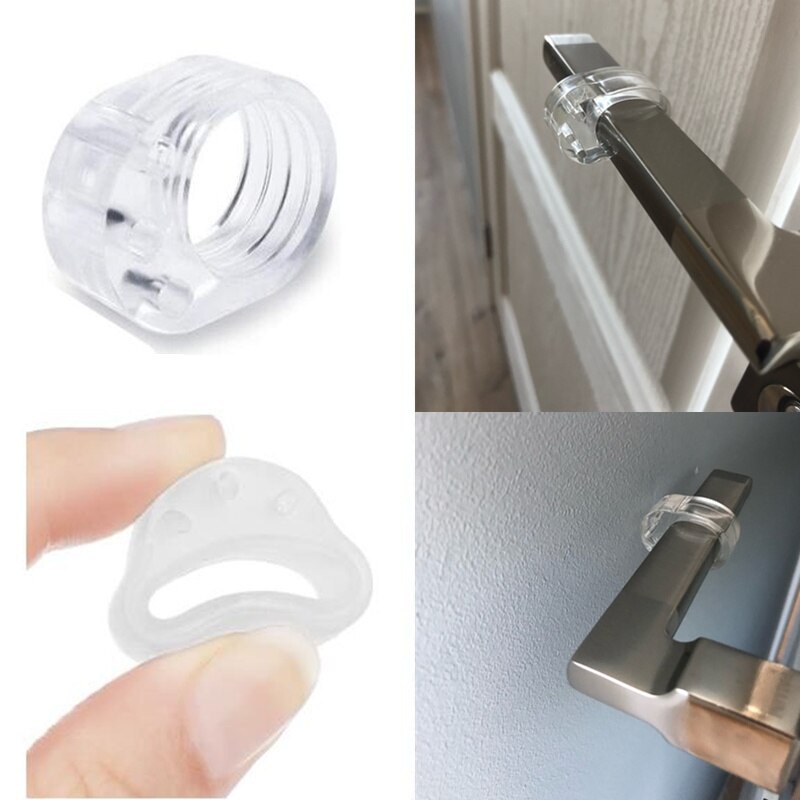 5PCS Door Stopper Transparent Door Handle Buffer W... – Vicedeal