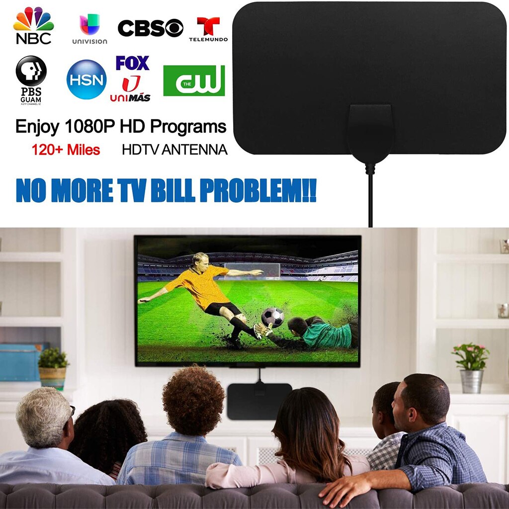 Brand High-Power Indoor TV Antenna, TNT Antenna Wi... – Grandado