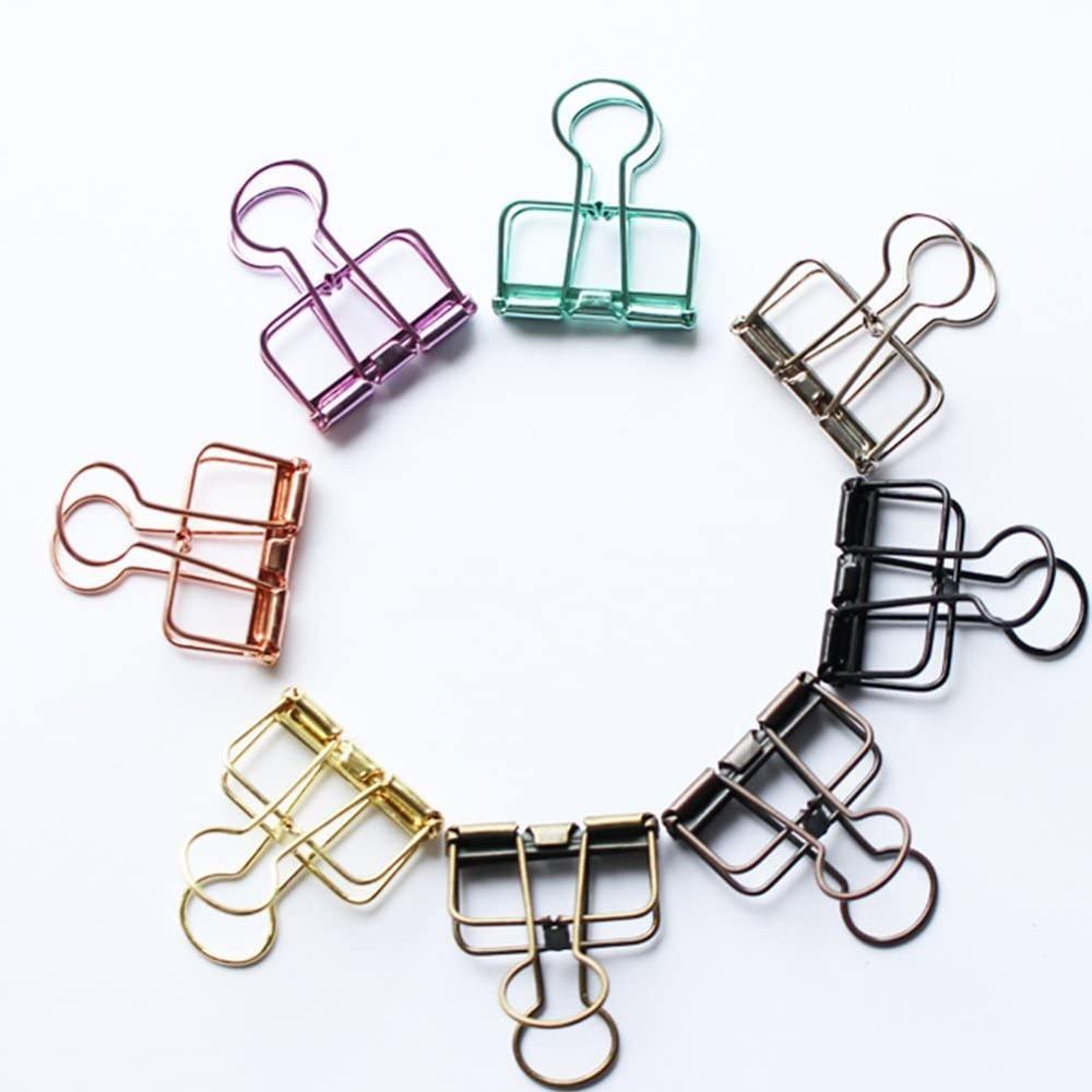 10Pcs Retro Metal Hollow Out Binder Clip Invoice B... – Grandado