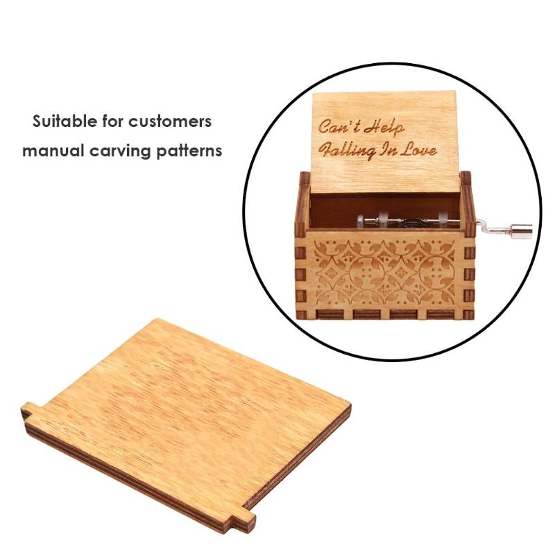 Retro Wooden Hand Cranked Music Box Replace Empty ... – Vicedeal