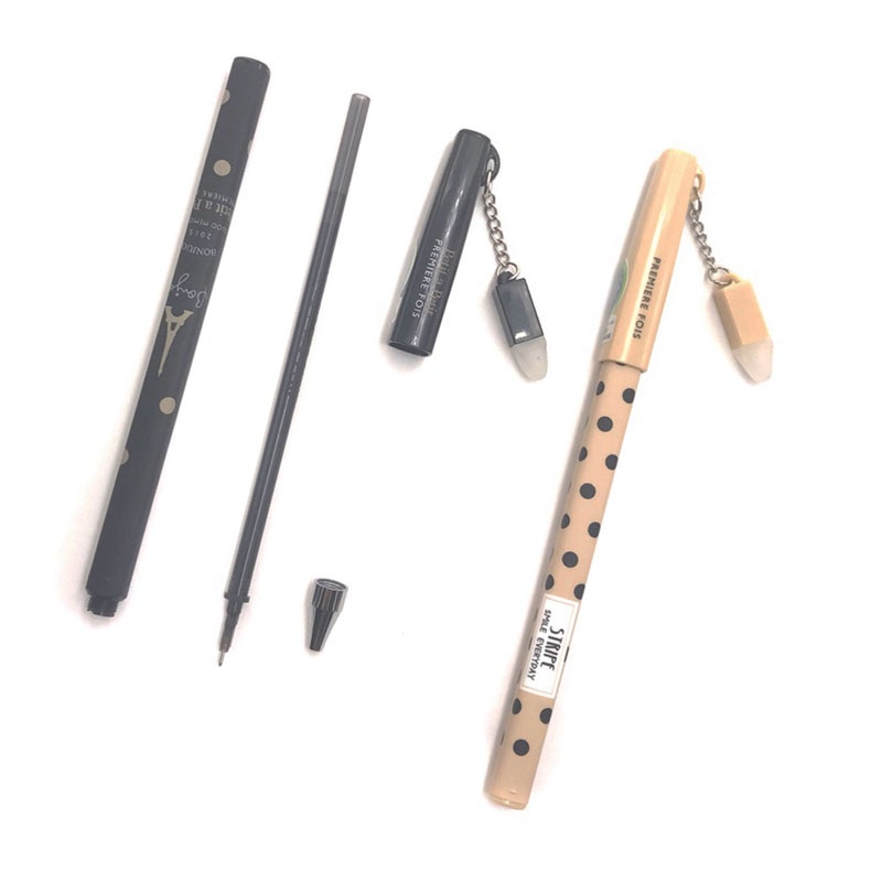 4Pcs/set 0.5mm Erasable Pen Black/blue ink Rod Era... – Grandado