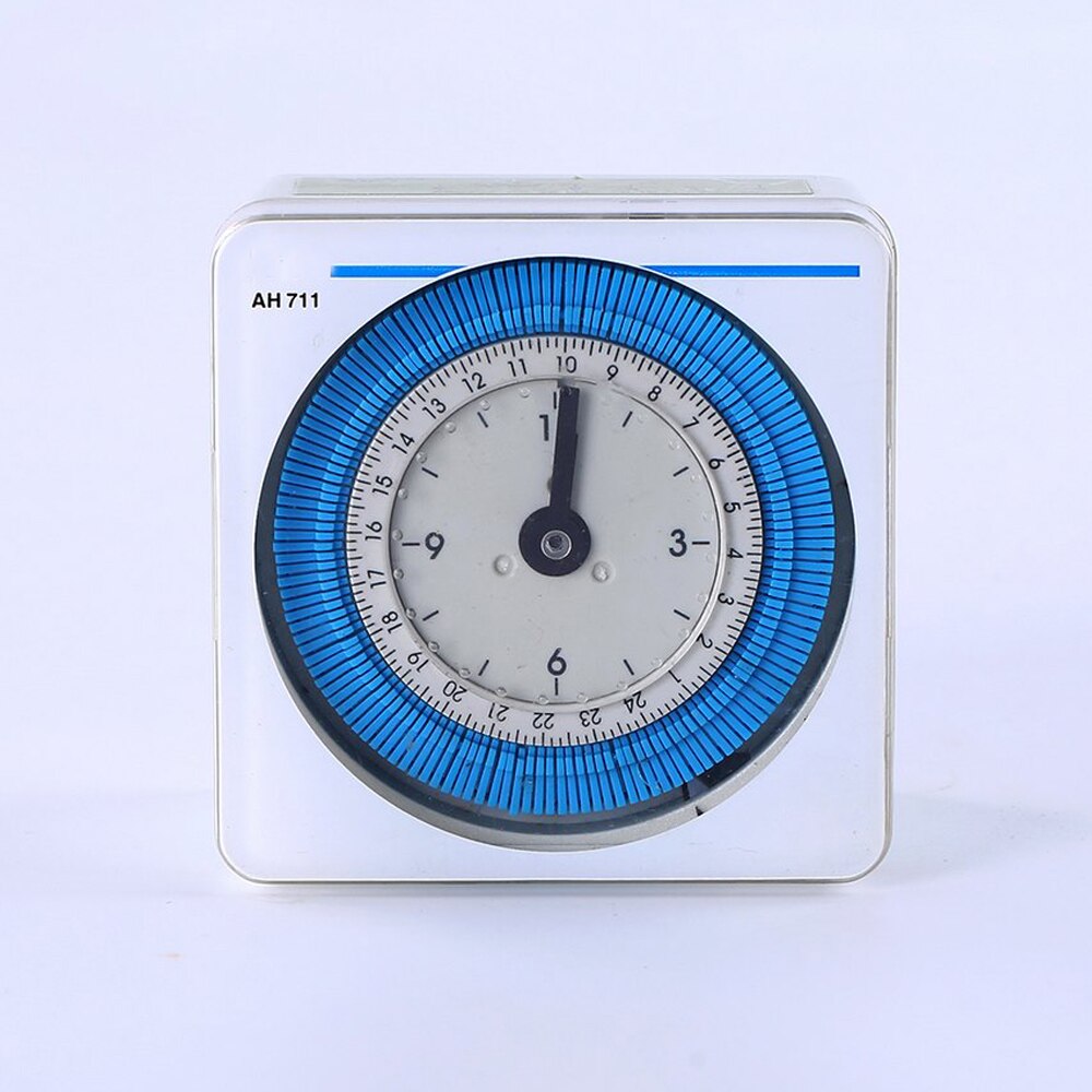 Ah711 din rail square 24 timmar analog ur 16a ac23... – Vicedeal