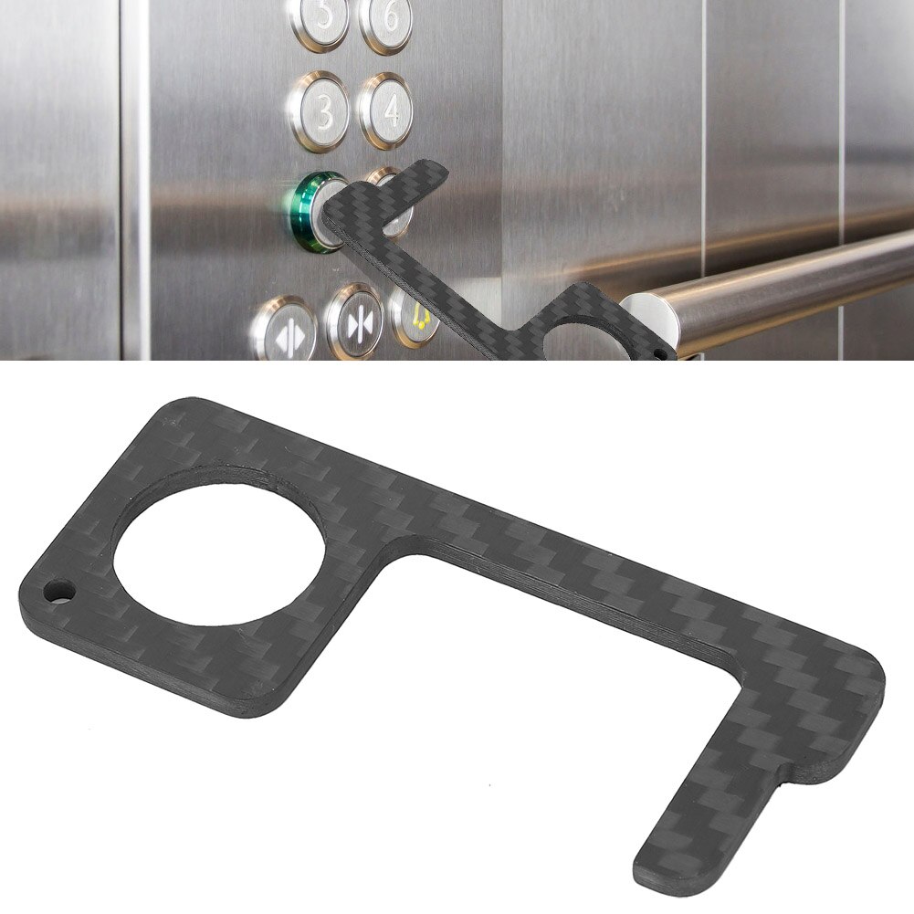 5Pcs Deur Opener Carbon Fiber Hygiënische Non-cont... – Grandado