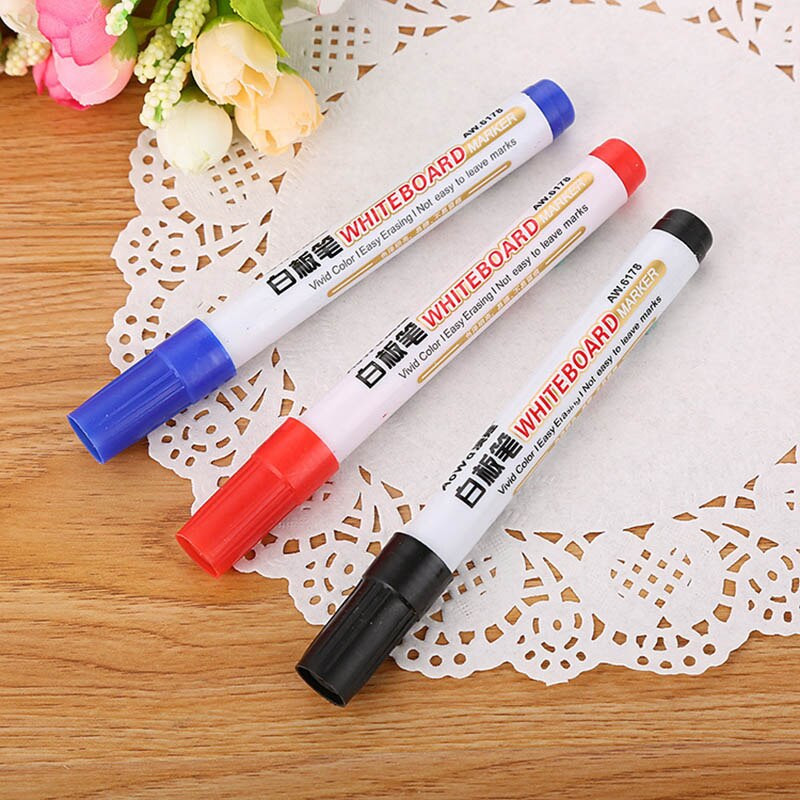 3 PCS Colored Magnetic White Board Marker Kawaii E... – Grandado