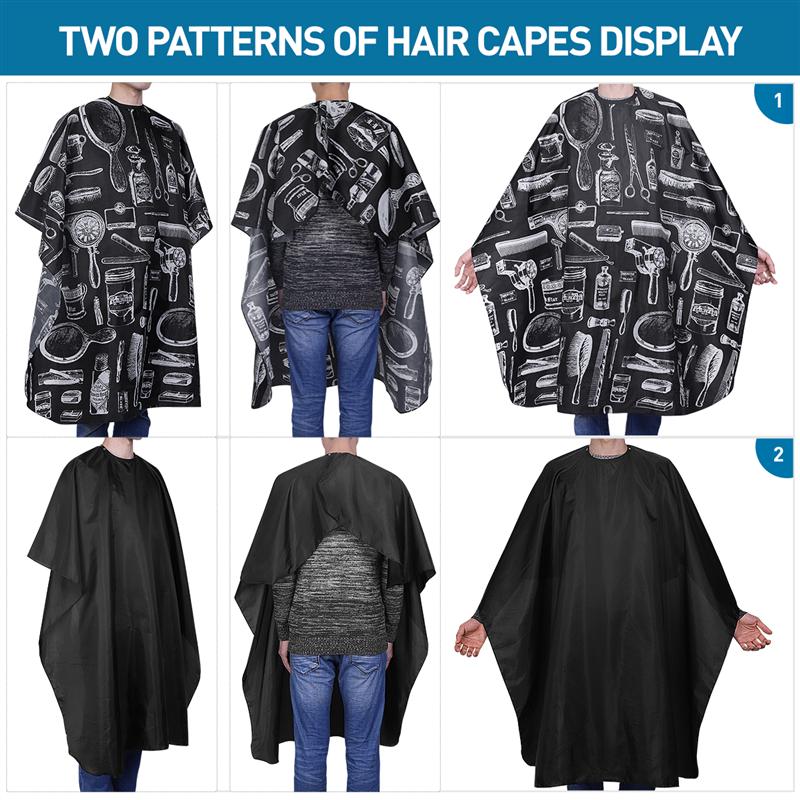 Hair Coloring Wraps Barber Cape With Snap Closure ... – Grandado