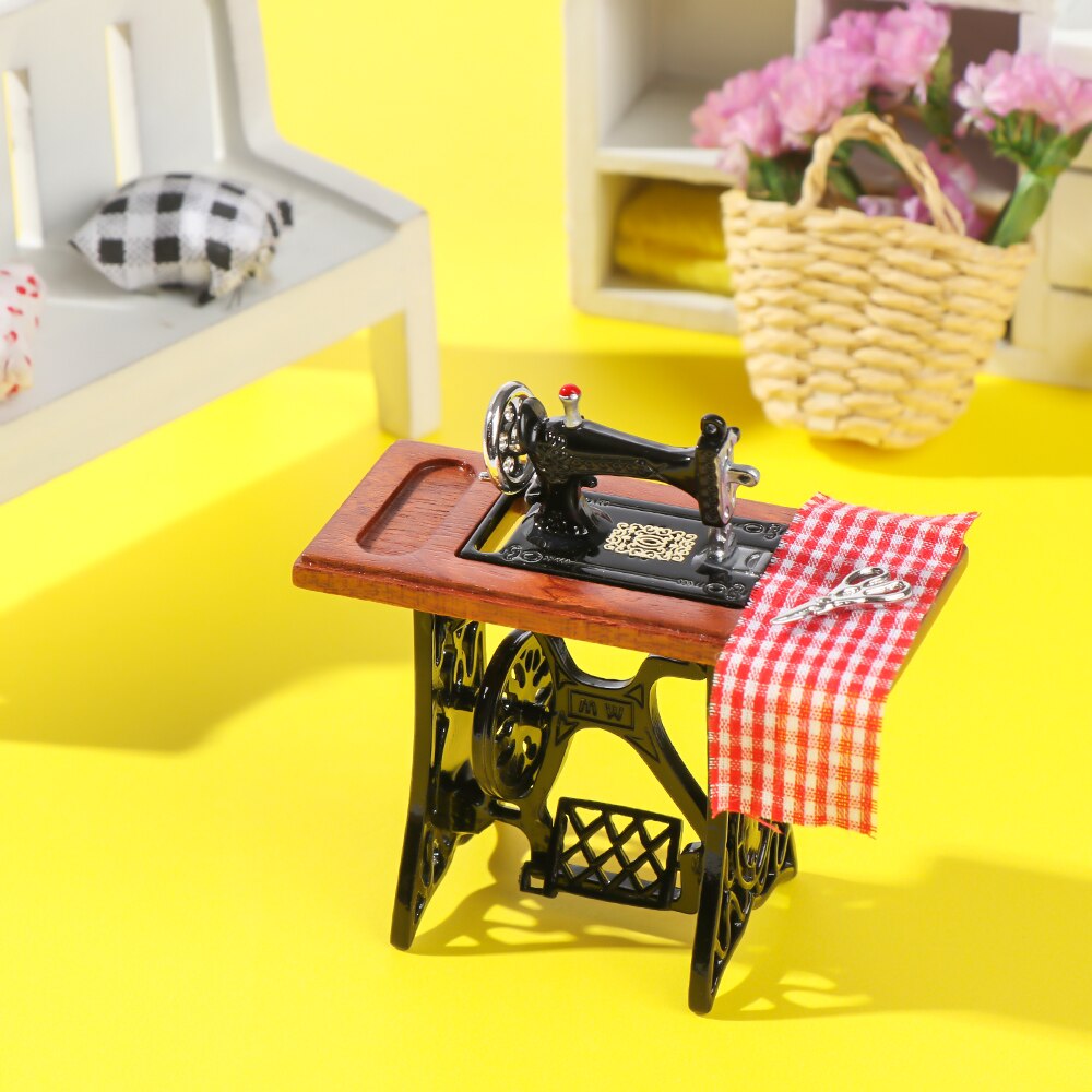 1/12 Poppenhuis Decor Miniatuur Meubels Houten Naa... – Grandado