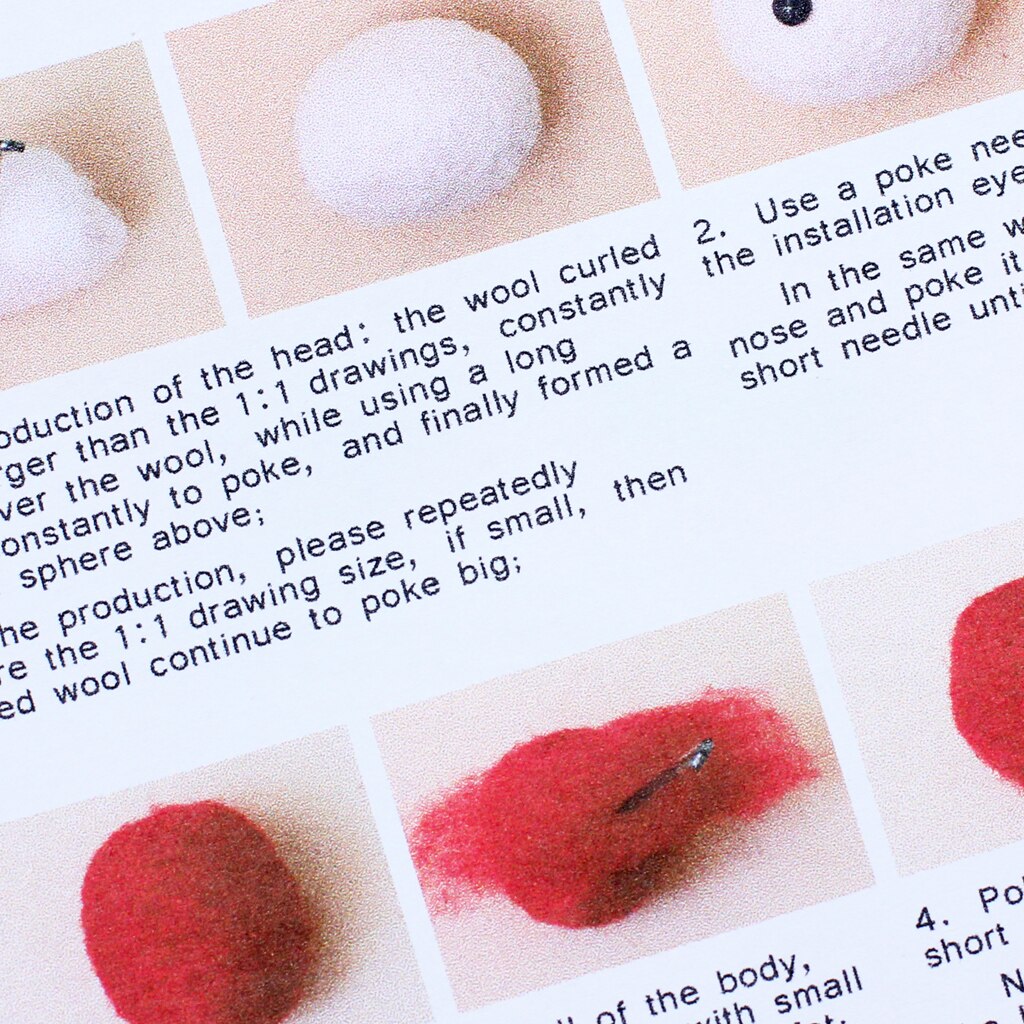 Christmas Santa Claus With Box Wool Felt Craft DIY... – Grandado