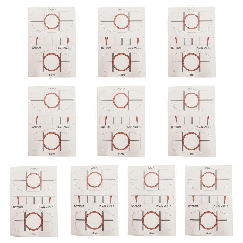 Golf Club Target Label Impact Labels Target Sticke... – Grandado