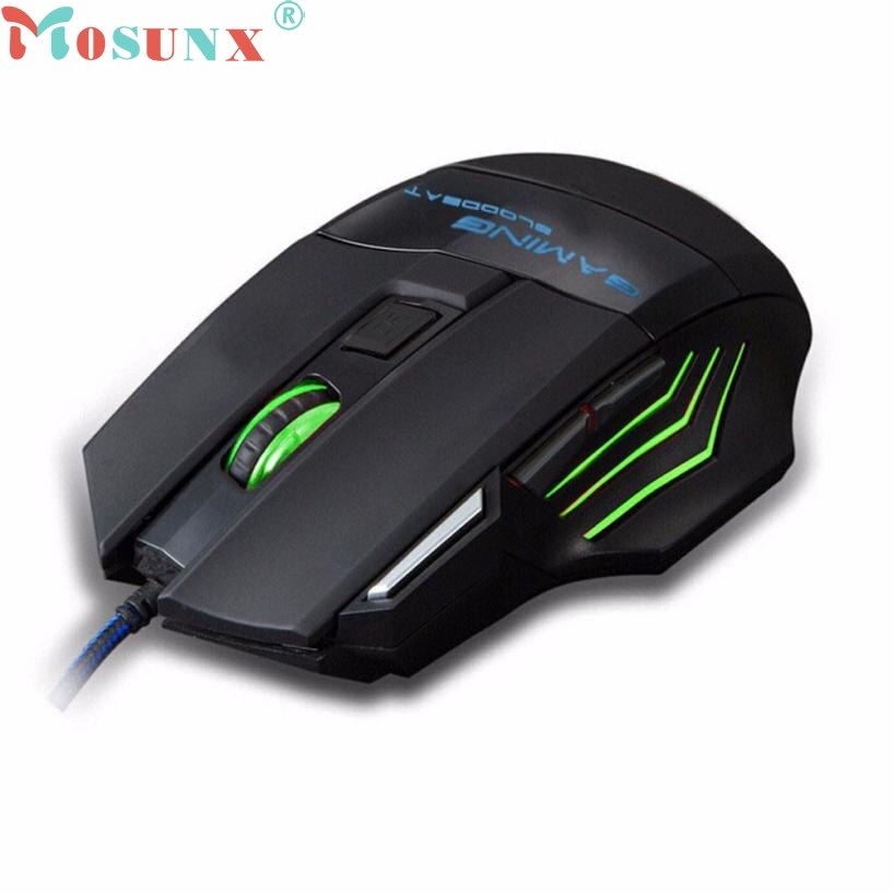 Top 5500 DPI 7 Button LED Optical USB Wired Gaming... – Vicedeal