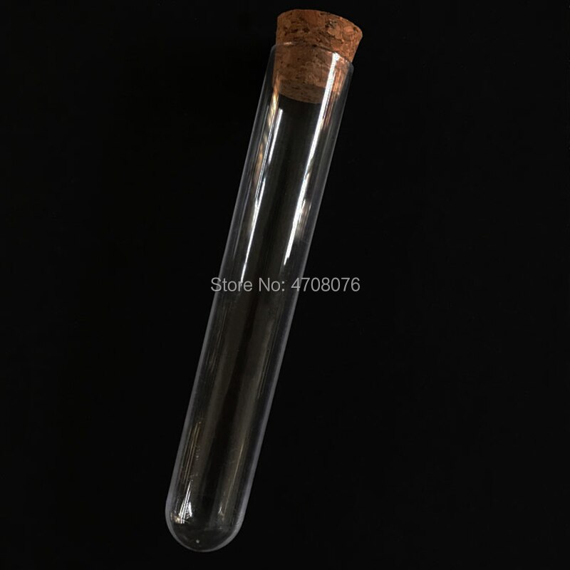16x150mm 25pcs/lot Plastic test tube with cork PS ... – Grandado