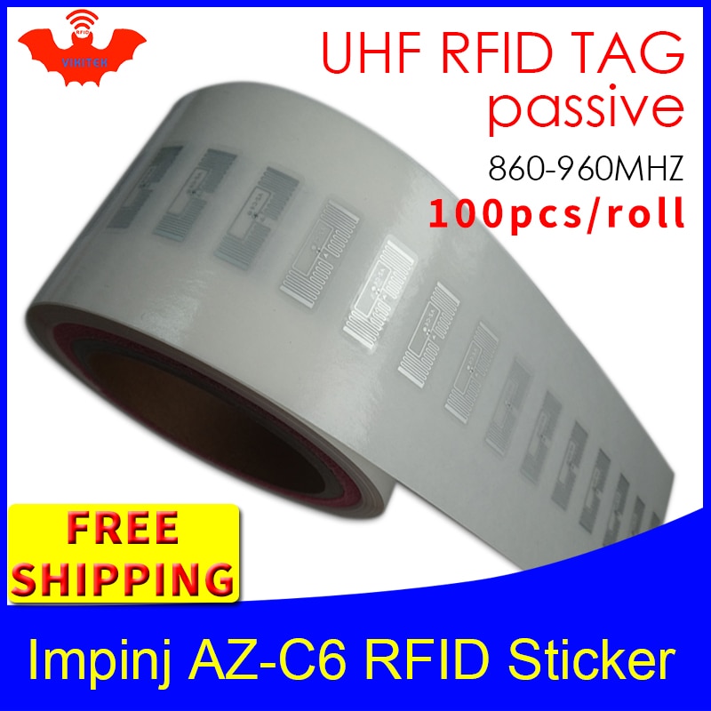Uhf Rfid Tag Epc 6C Sticker Impinj MR6 AZ-C6 Natte... – Vicedeal