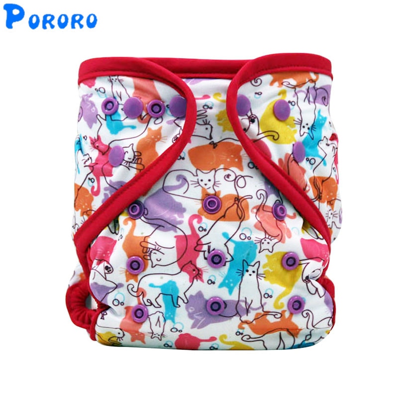 Baby Cloth Diaper AIO Double Leg Gusset Washable P... – Vicedeal