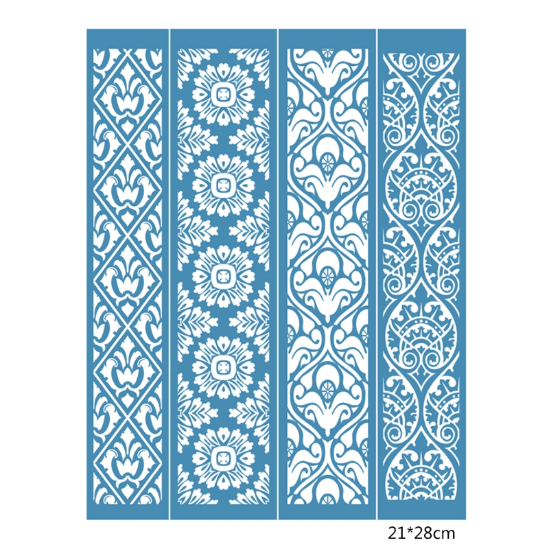 Vintage Kant Zelfklevende Zeefdruk Stencil Mesh Tr... – Vicedeal