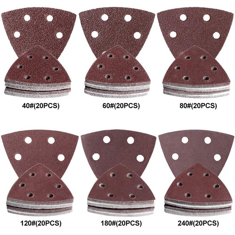 Sandpaper Detail Sander Paper Triangular Adhesive ... – Vicedeal