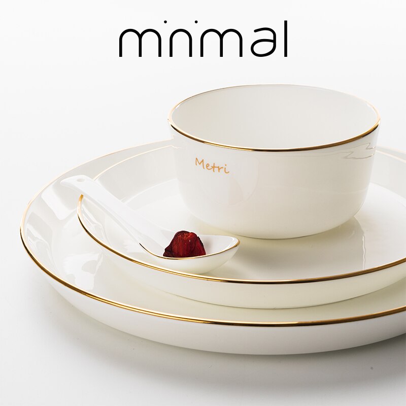 Nordic Ceramic Dinner Plates Beef Flat Plate Table... – Grandado