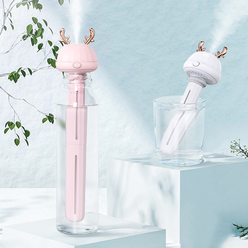 USB Portable Air Humidifier Cartoon Bottle Mist Ma... – Grandado