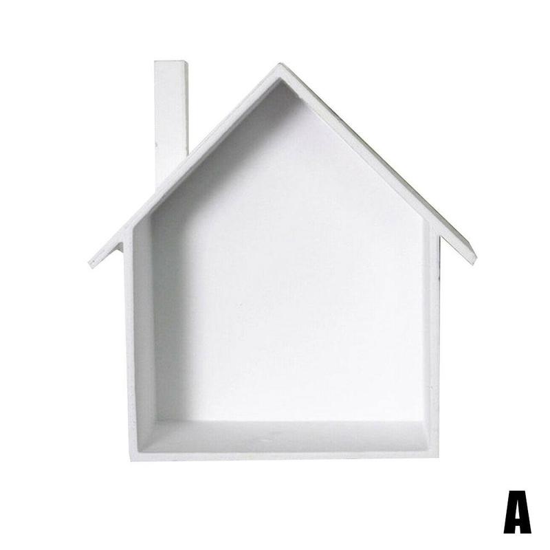 Wall Mounted House Shaped Craft Painted Ornament S... – Vicedeal
