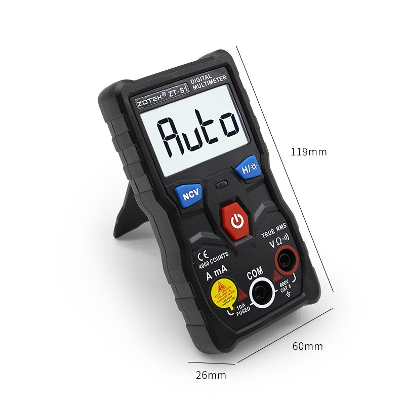 ZOYI ZT-S1 True RMS Digital Multimeter tester auto... – Grandado