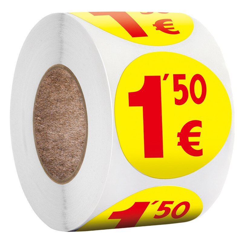 38MM Roll Copper Plate Price Tag Sticker Supermark... – Vicedeal